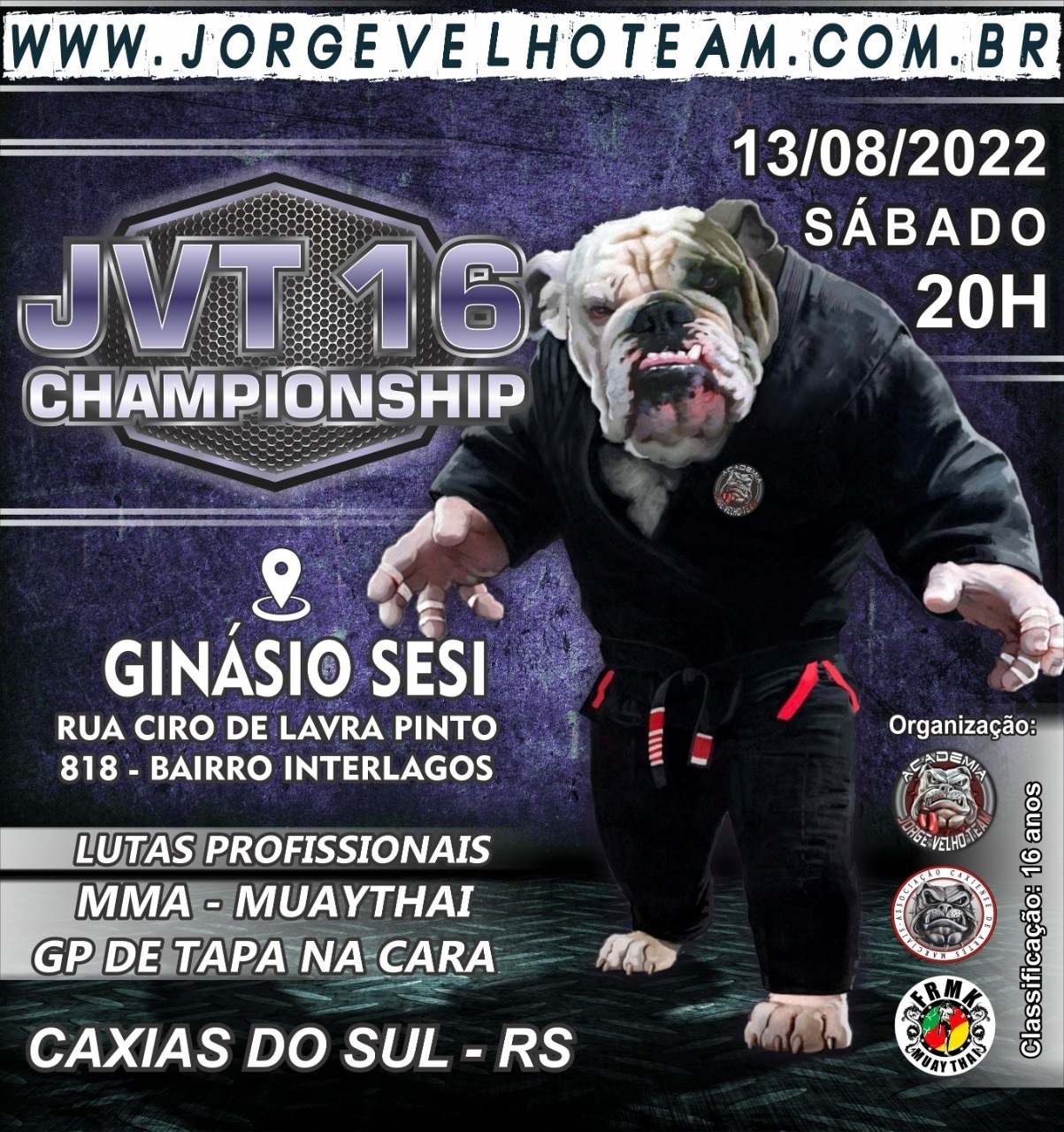 O Evento mais esperado! JVT 16 - Jorge Velho Team